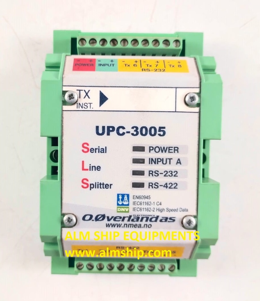 Overland UPC-3005 Serial line splitter | ALM SHIP EQUIPMENT